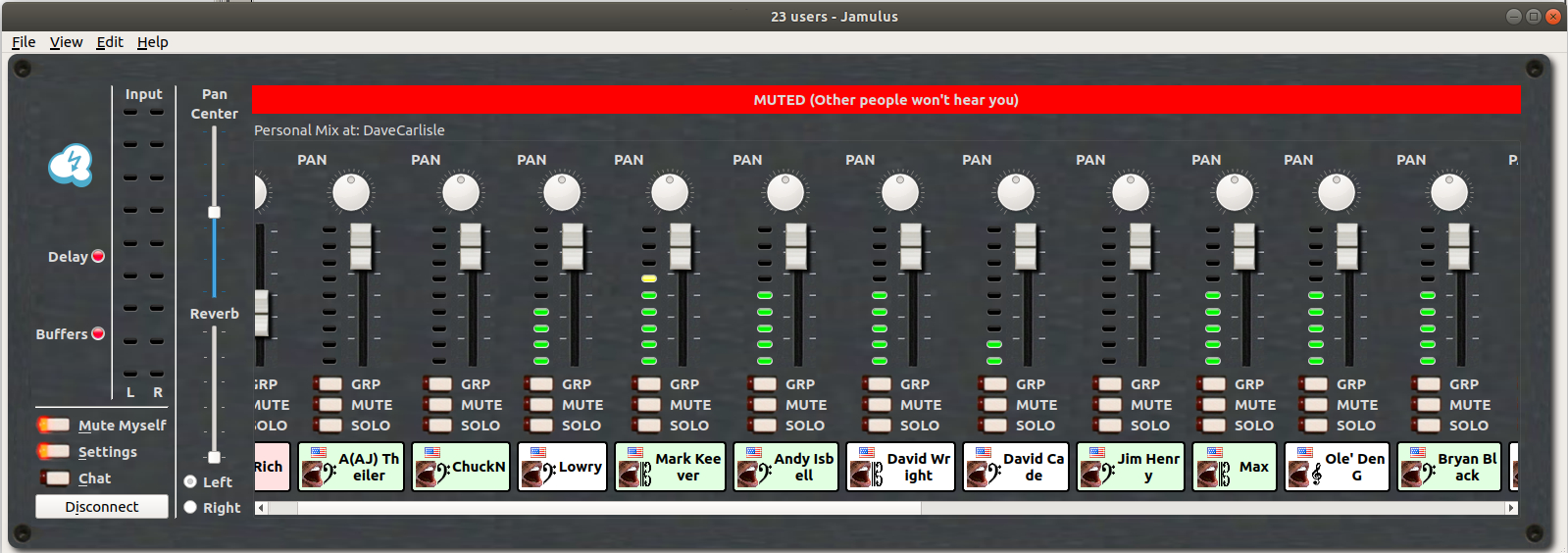 Jamulus for bluegrass