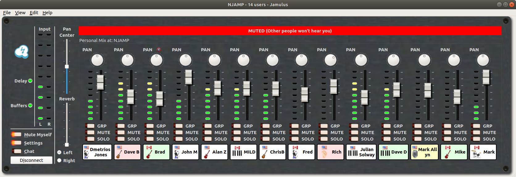 Jamulus for bluegrass